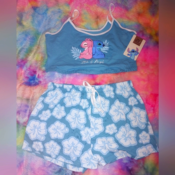 Intimates & Sleepwear | Disneys Stitch Pajama Set | Poshmark